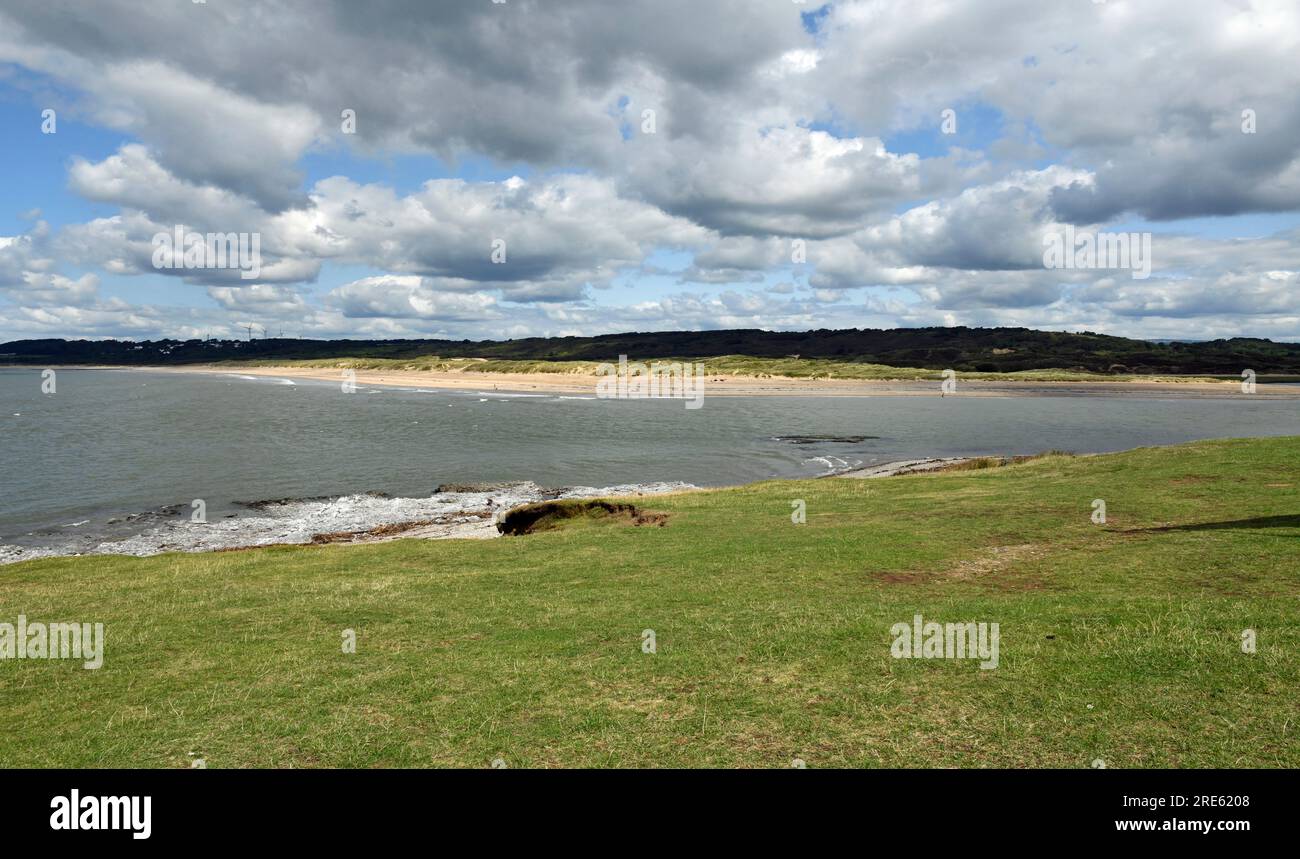 The Estuary of the River Ogmore as seen from the Car Park at Ogmore by ...