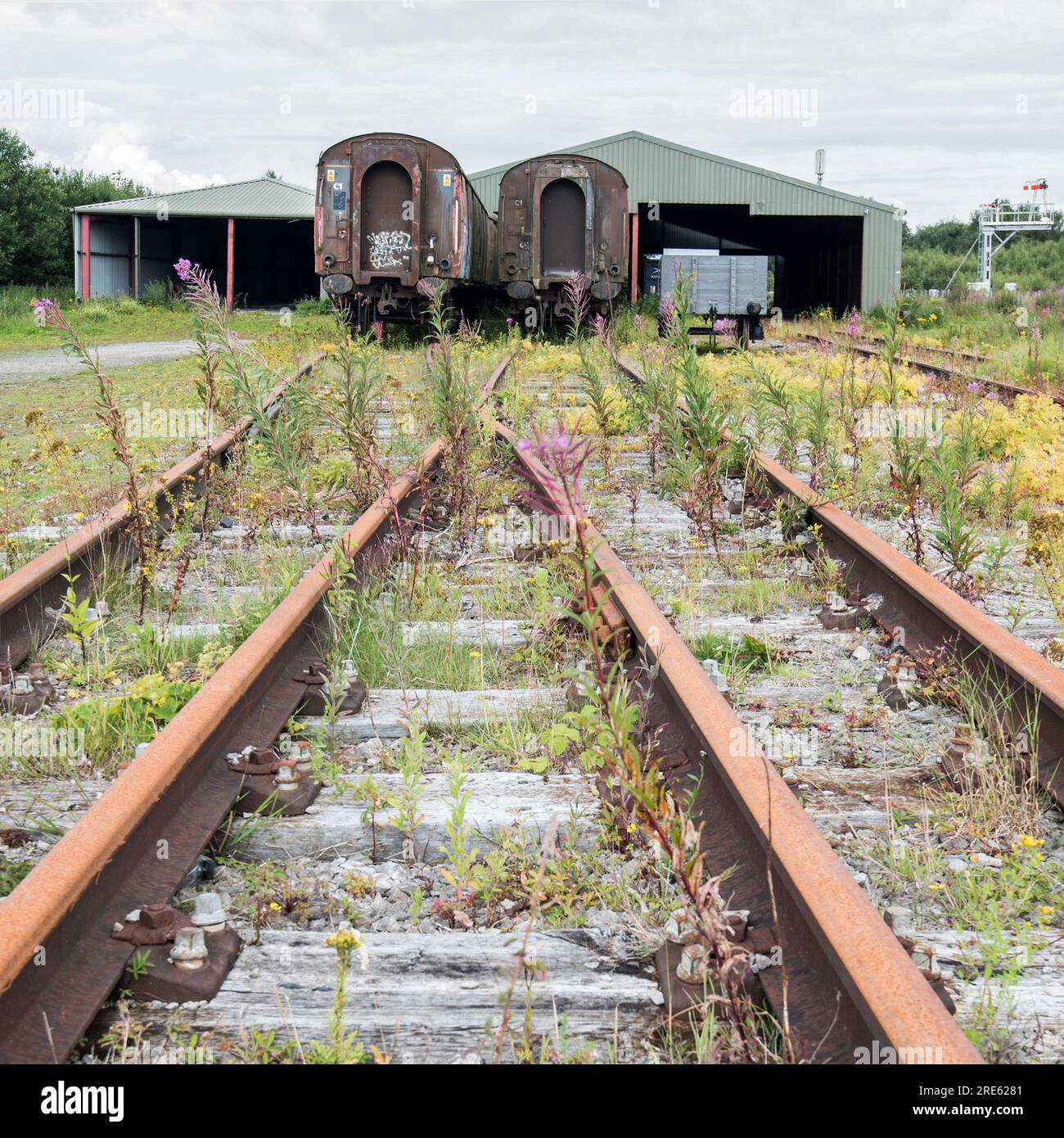Former mail train hellifield hi-res stock photography and images - Alamy