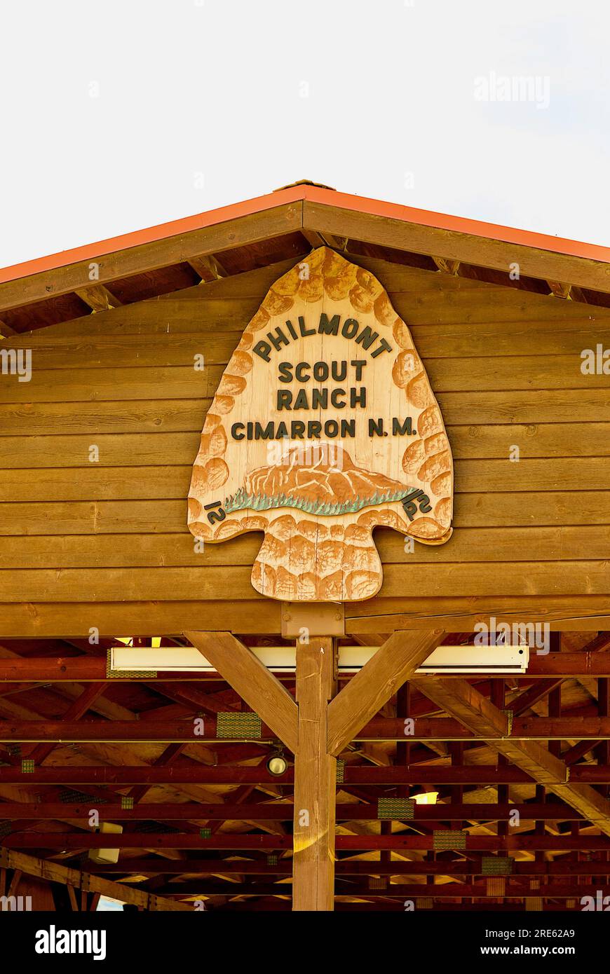 Cimarron, New Mexico, USA - July 24, 2023: Close-up view of the ...