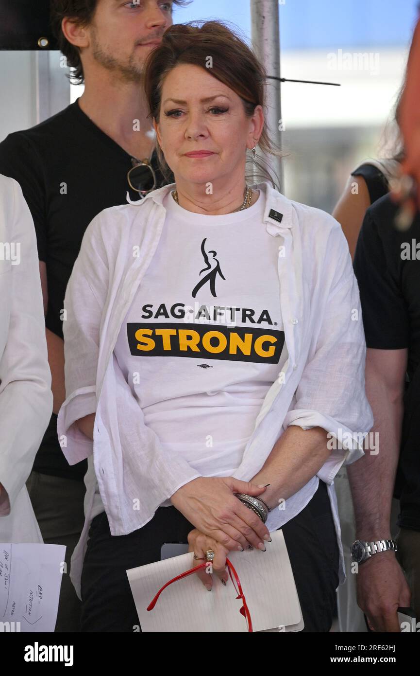 New York, USA. 25th July, 2023. SAG-AFTRA national secretary-treasurer ...