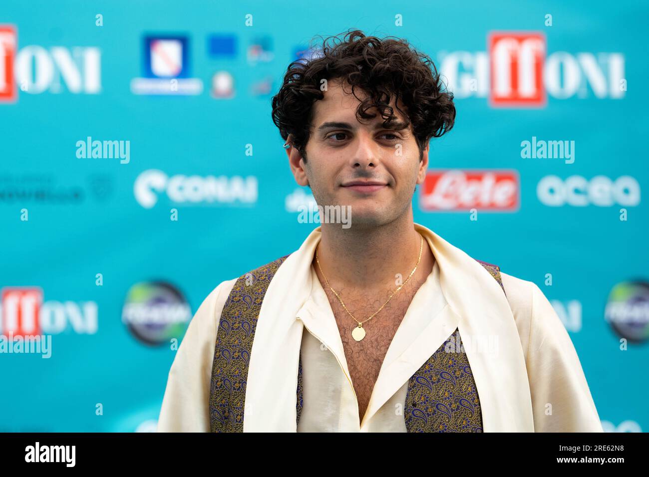 Giffoni Valle Piana, Salerno, Italy. 25th July, 2023. Italian actor ...