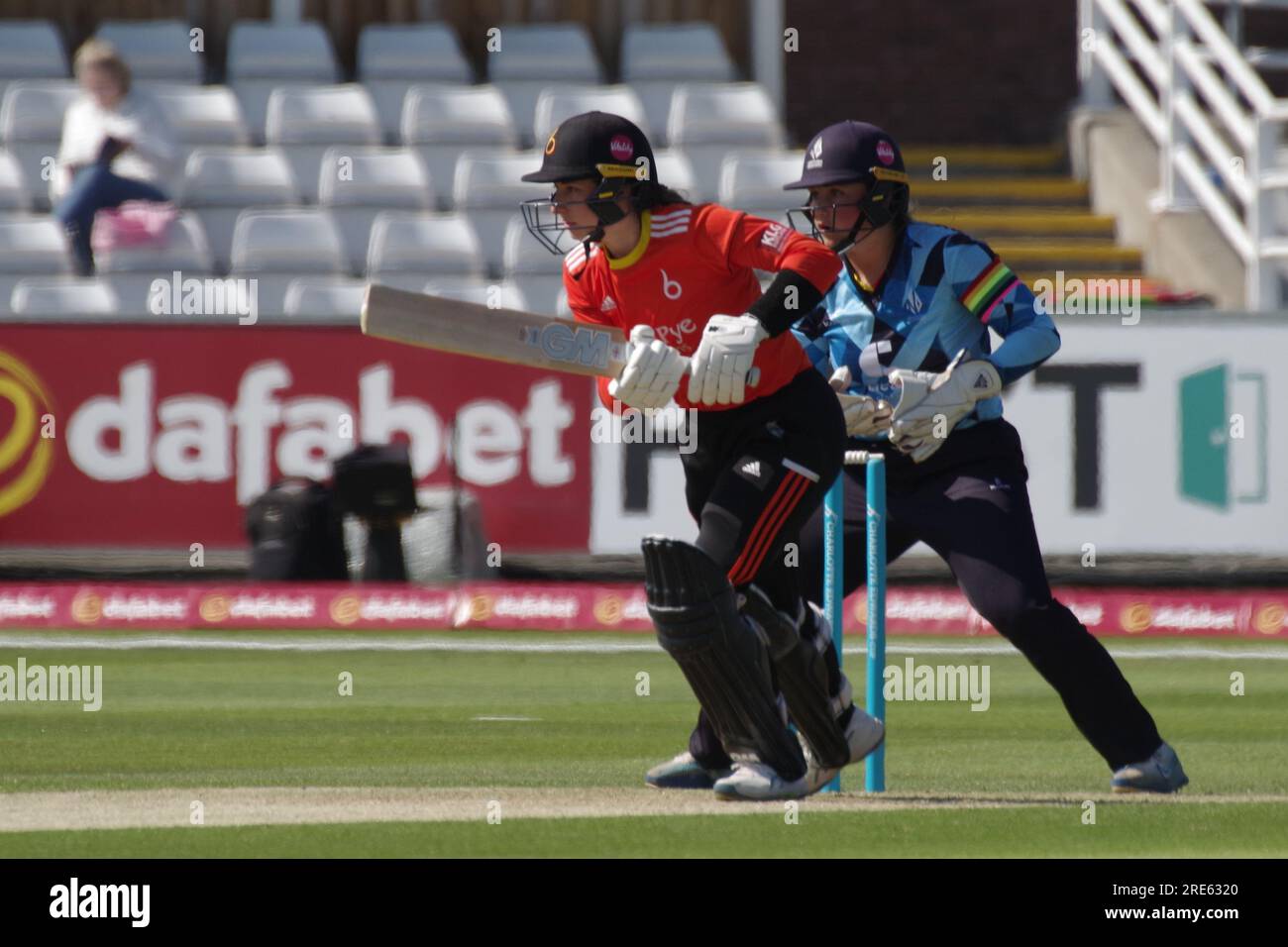 Chester le Street, 2 June 2023. Marie Kelly batting for The Blaze ...