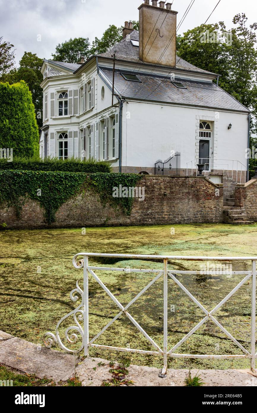 Traditional French Auberge, Guines, France Stock Photo - Alamy