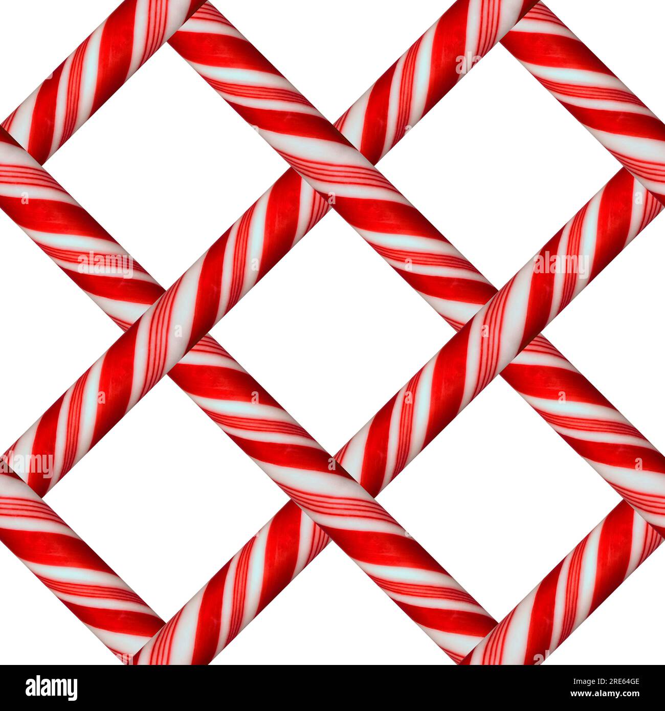 Seamless, repeating pattern of candy canes. May be tiled both ...