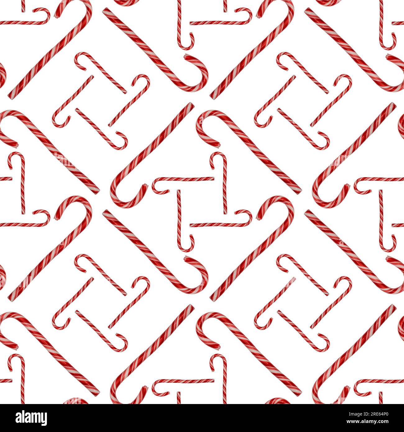 Candy Cane Pattern Background