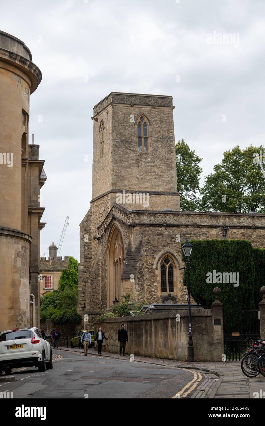 Oxford, College Quarter Stock Photo - Alamy