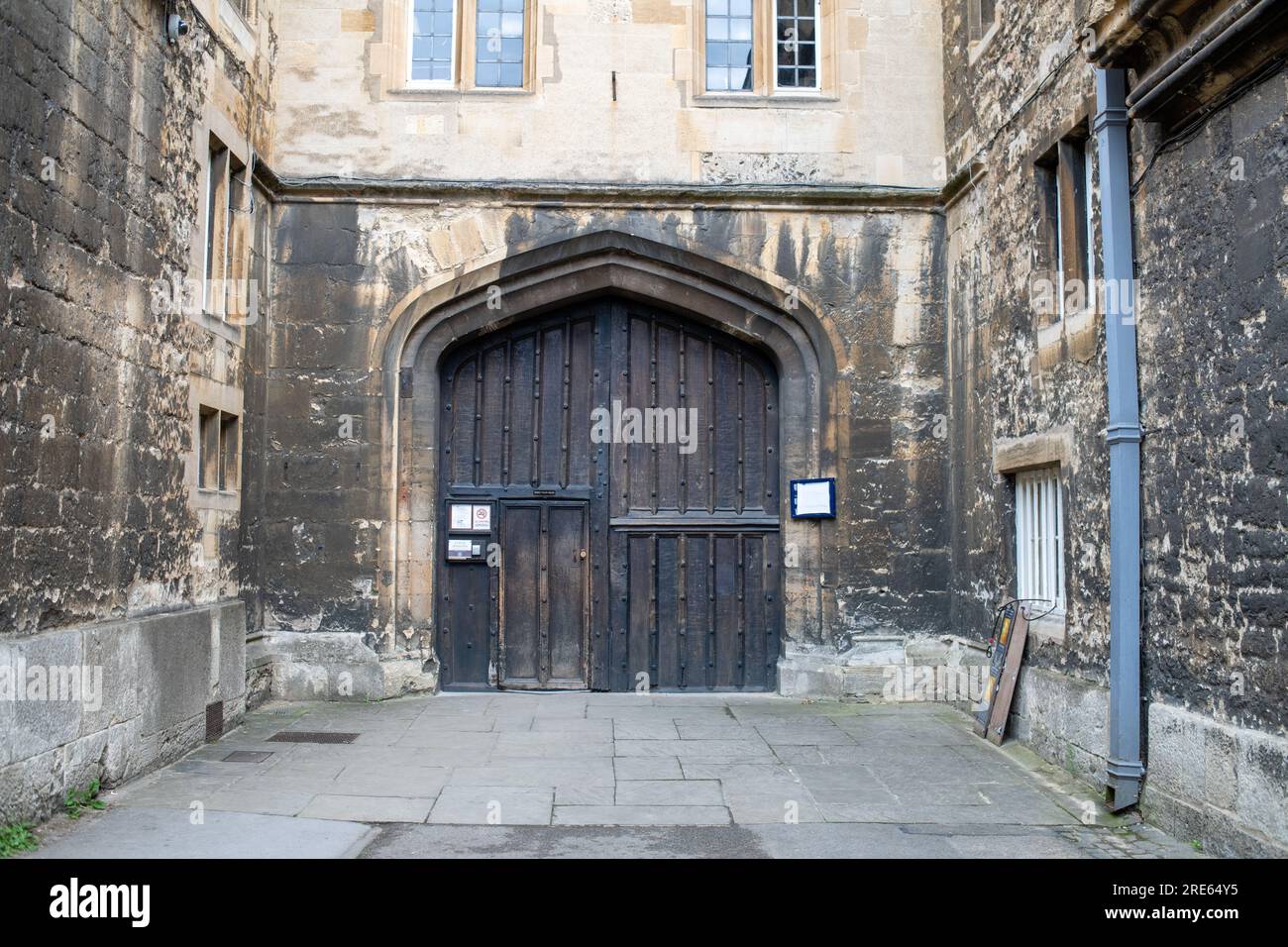 Oxford, College Quarter Stock Photo - Alamy