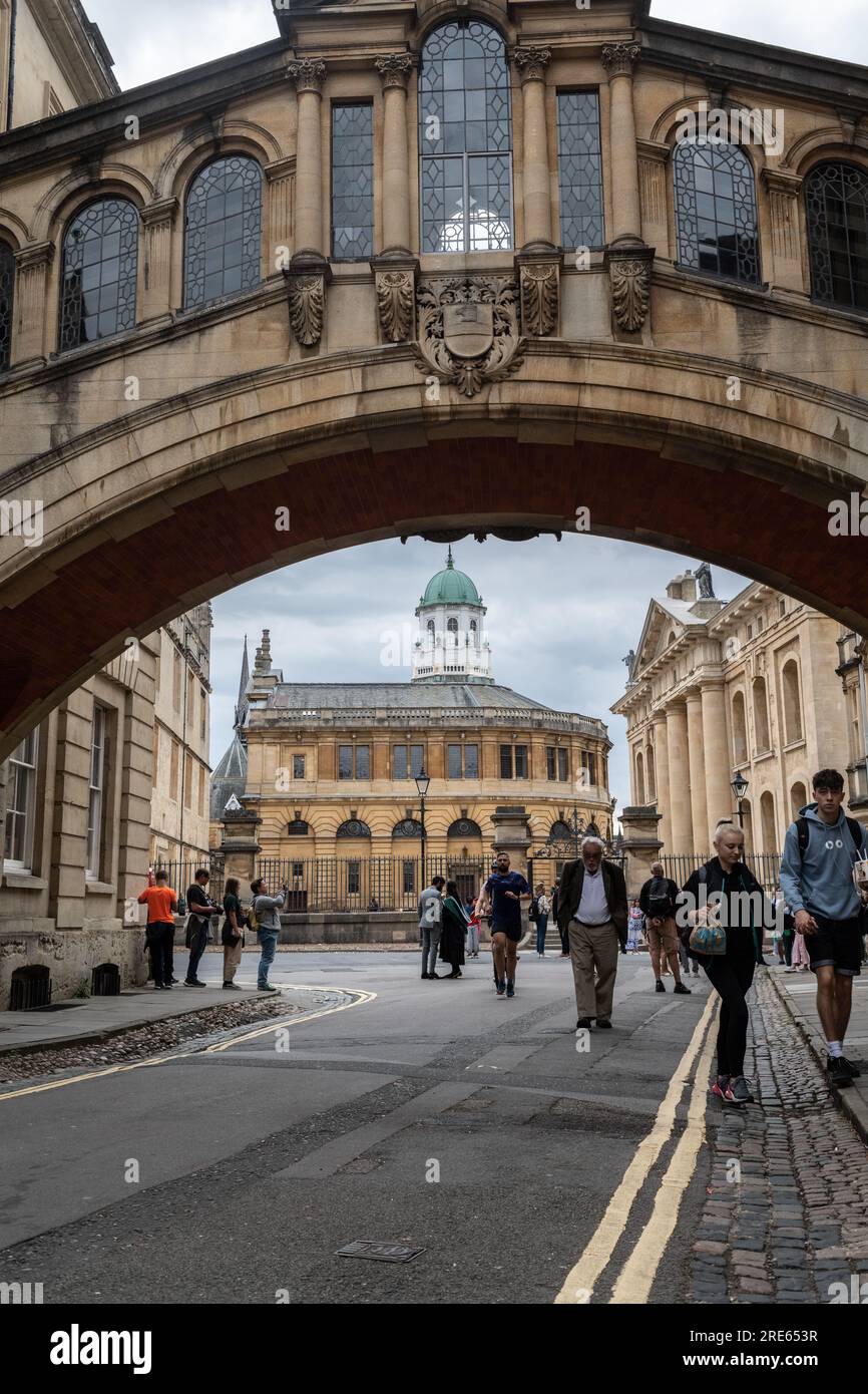With the radcliffe camera in the distance hi-res stock photography and ...