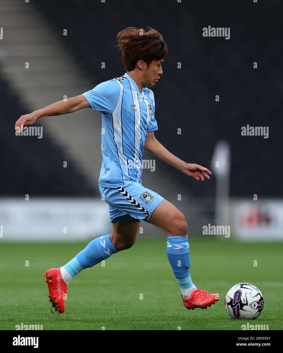 Coventry City's Tatsuhiro Sakamoto during the pre-season friendly match ...