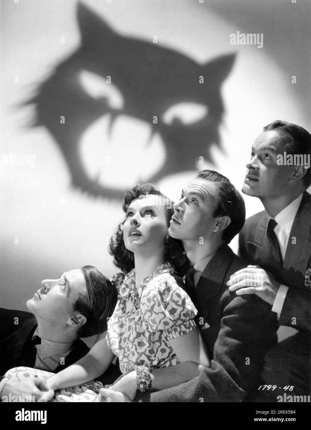DOUGLASS MONTGOMERY PAULETTE GODDARD BOB HOPE and JOHN BEAL in THE CAT ...