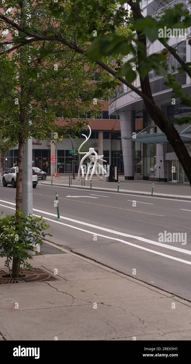 Wildfire smoke in Calgary Stock Photo - Alamy