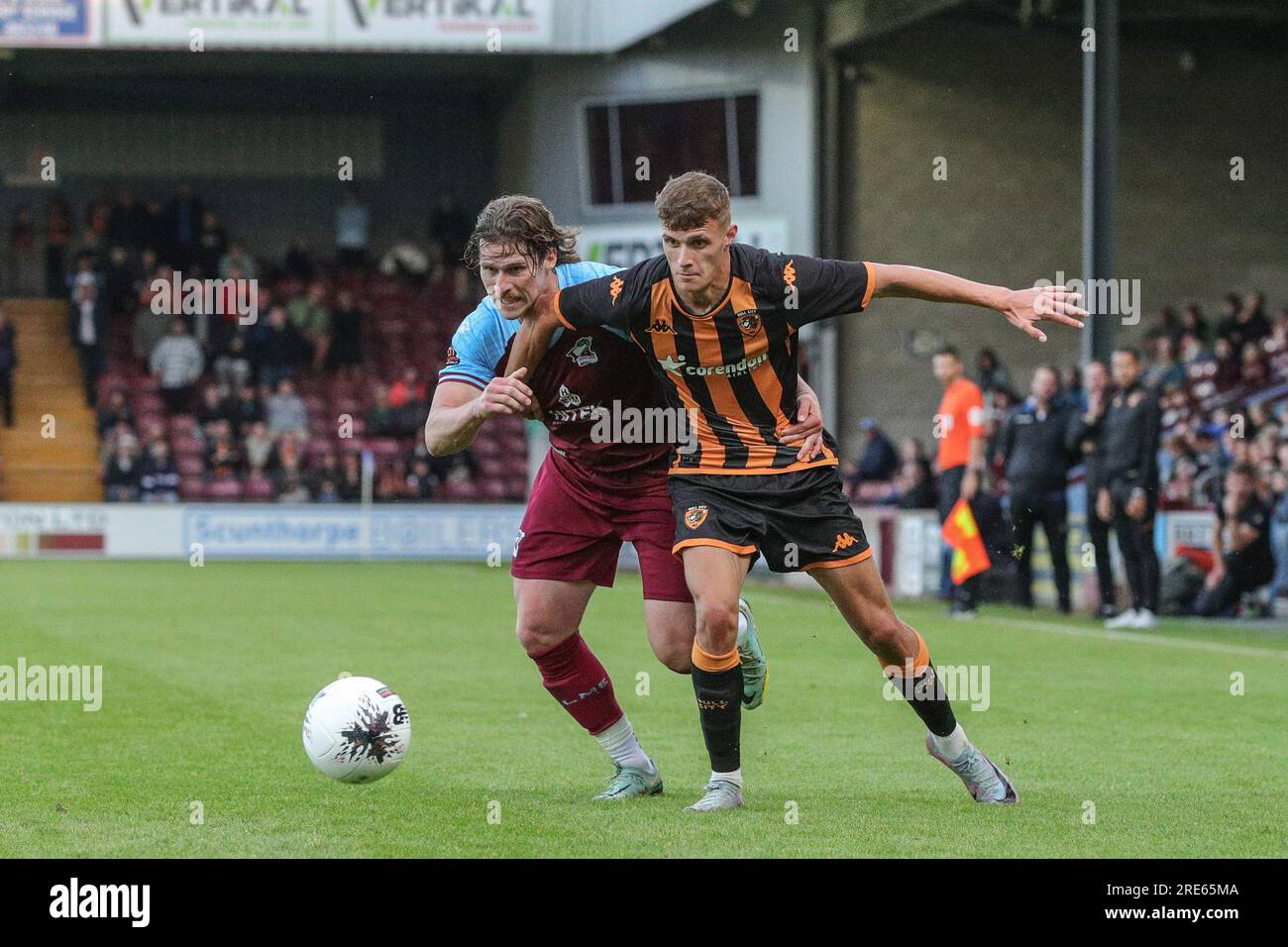 Will Jarvis #36 of Hull City in action during the Pre-season friendly ...