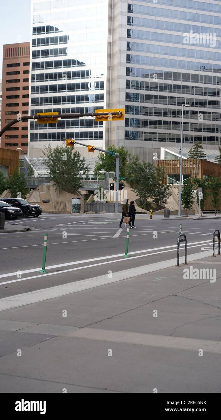 Wildfire smoke in Calgary Stock Photo - Alamy