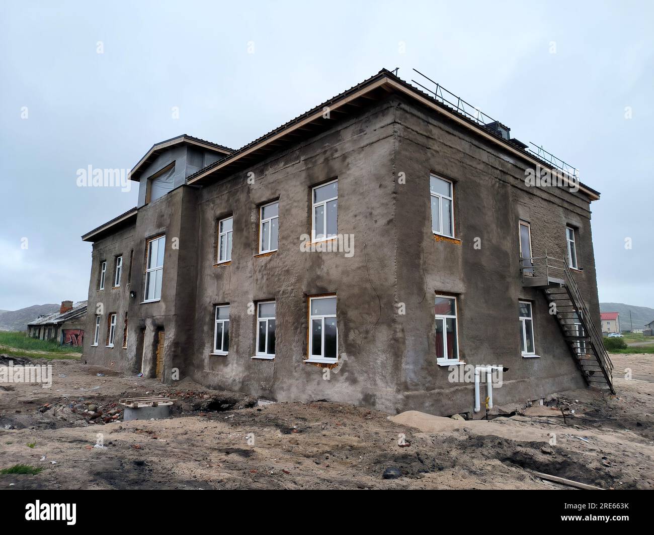 Russian Federation. Murmansk region. The village of Teriberka. The ...
