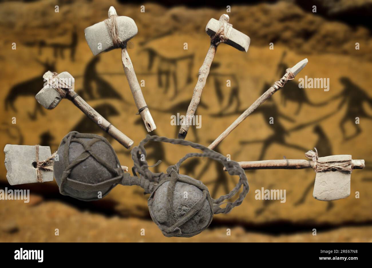 Neolithic Art - Weapons and hunting objects from various museums dating ...