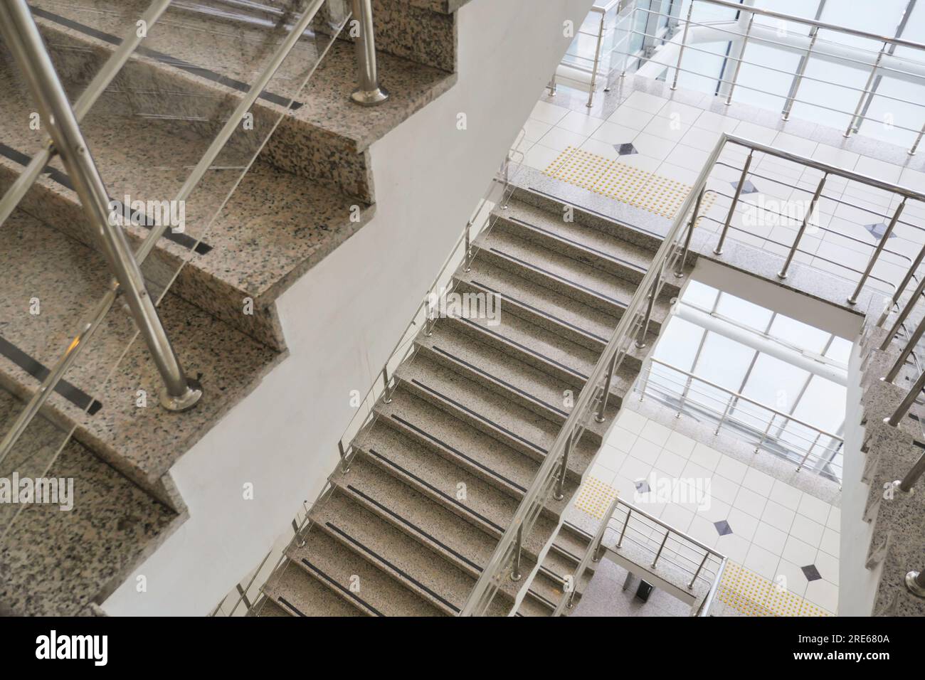 Stairs from underground upward in a building Stock Photo - Alamy