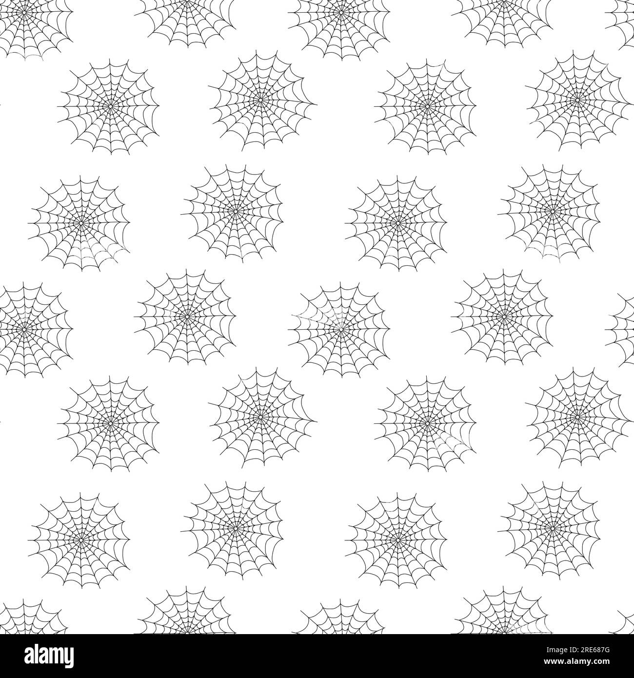 Spider web seamless pattern simple doodle vector illustration for ...