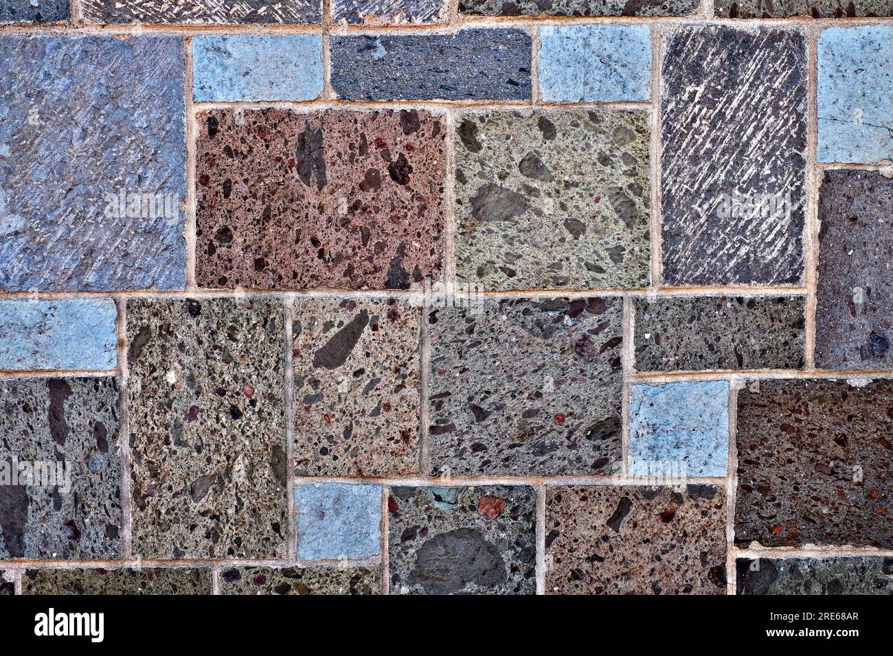Texture of stone wall of various colors hi-res stock photography and ...