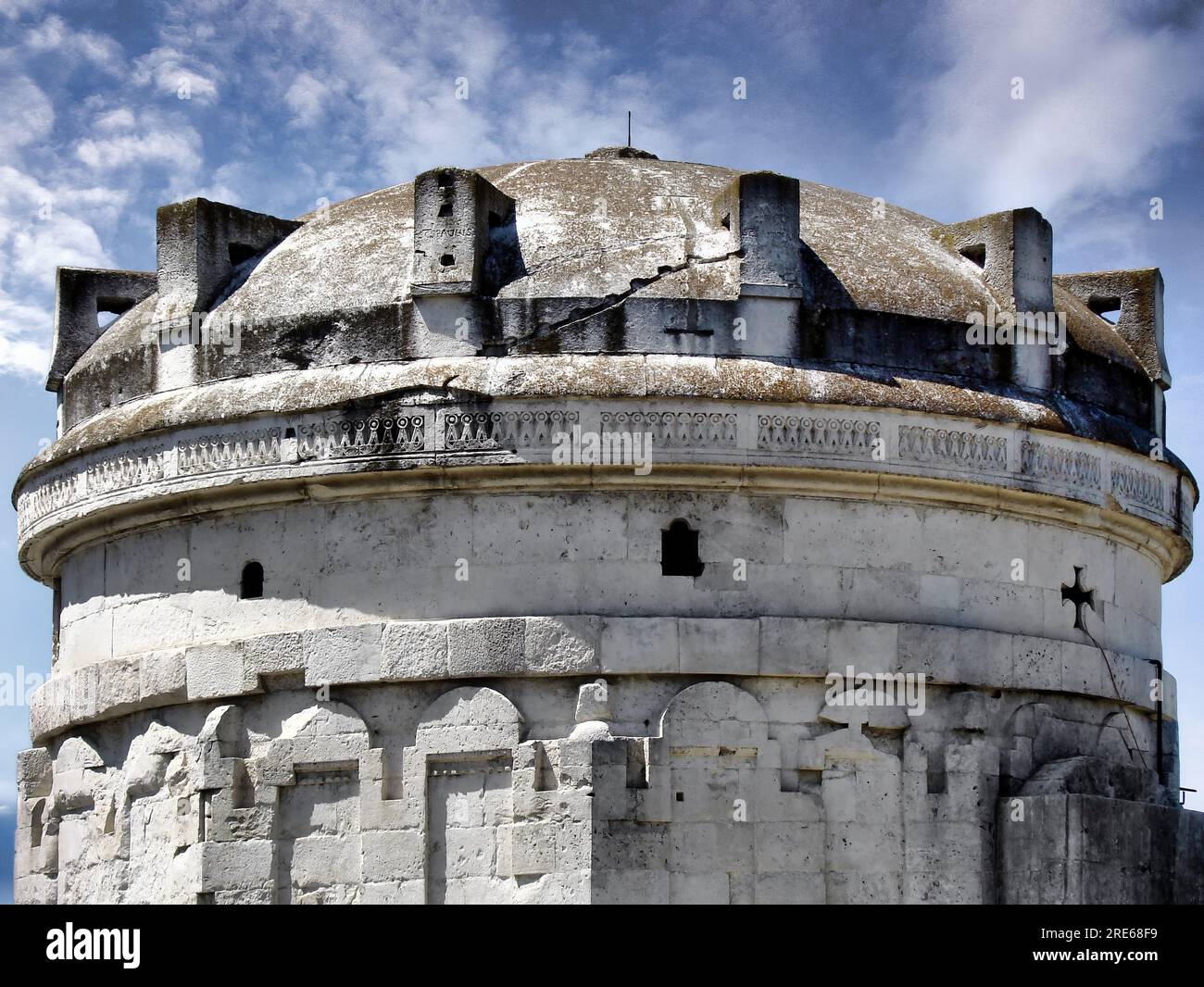 The Mausoleum of Theodoric, in Ravenna, is the most famous funerary ...