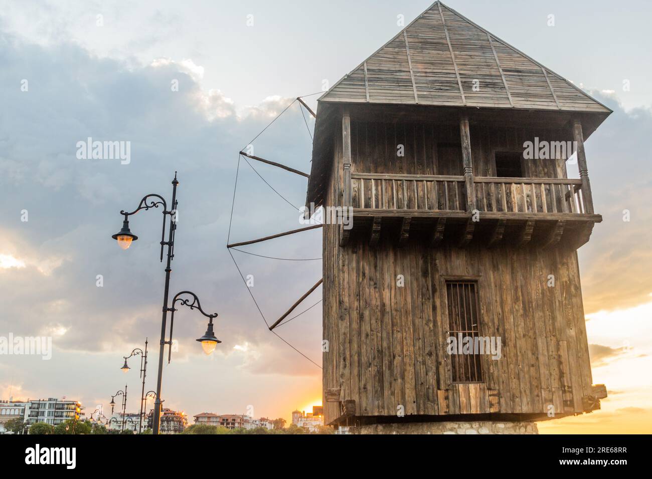 Nessebar wind mill hi-res stock photography and images - Alamy