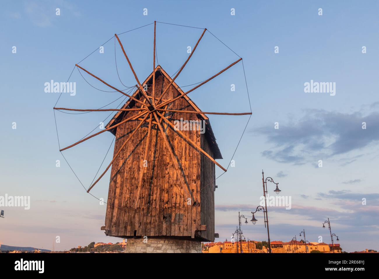 Nessebar wind mill hi-res stock photography and images - Alamy