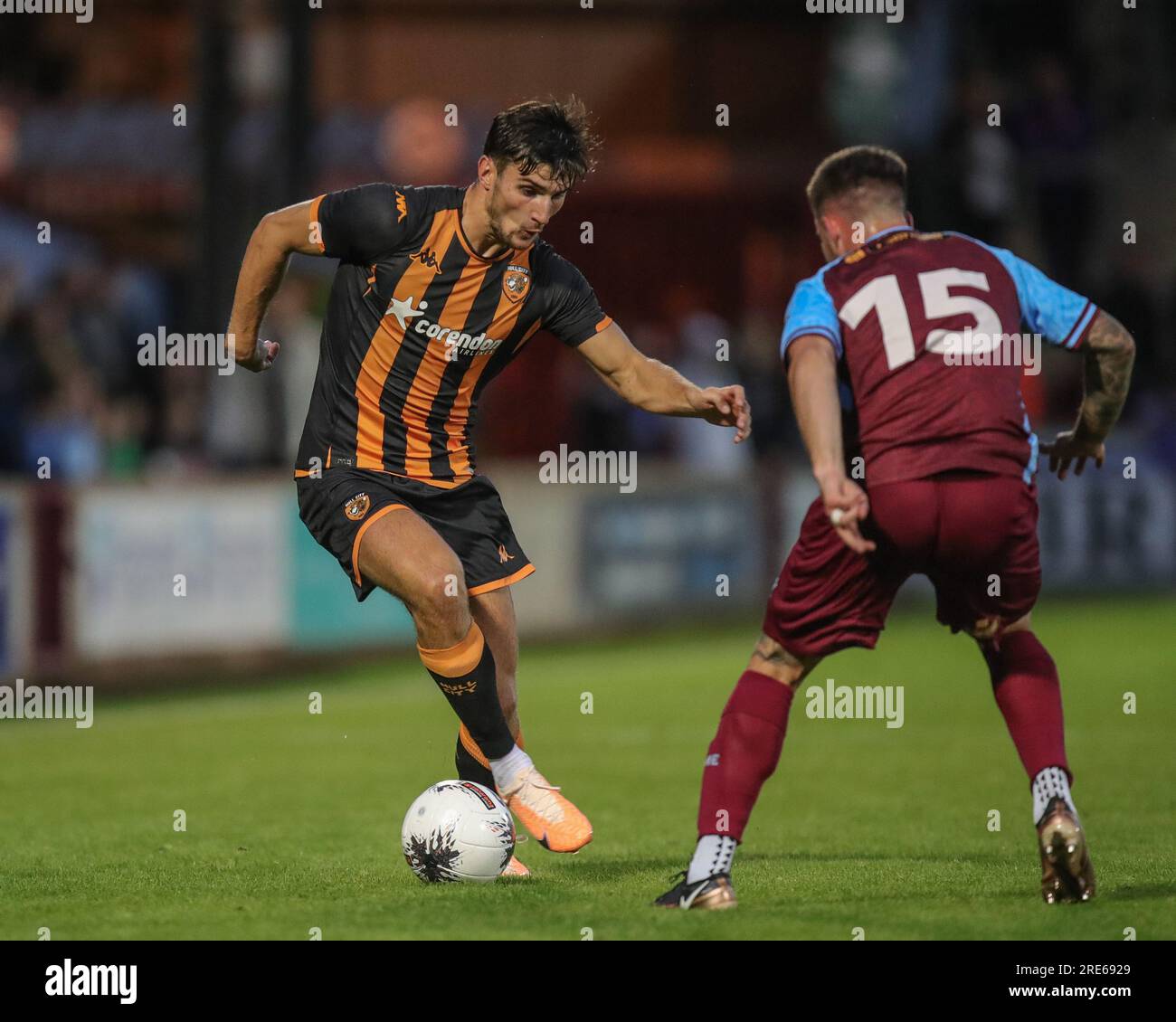 Ryan Longman #16 of Hull City in action during the Pre-season friendly ...