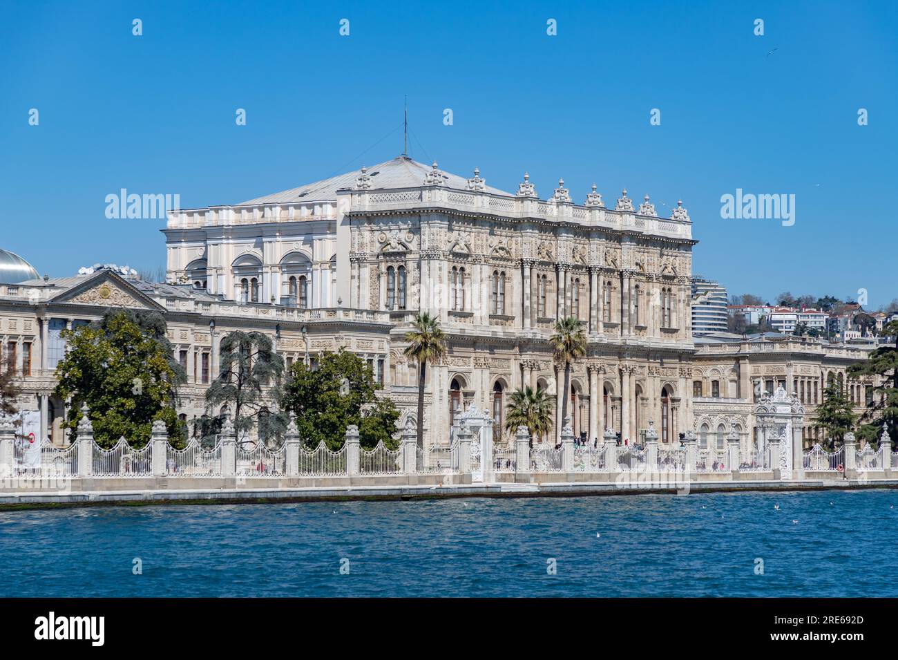 A picture of the Dolmabahce Palace Stock Photo - Alamy