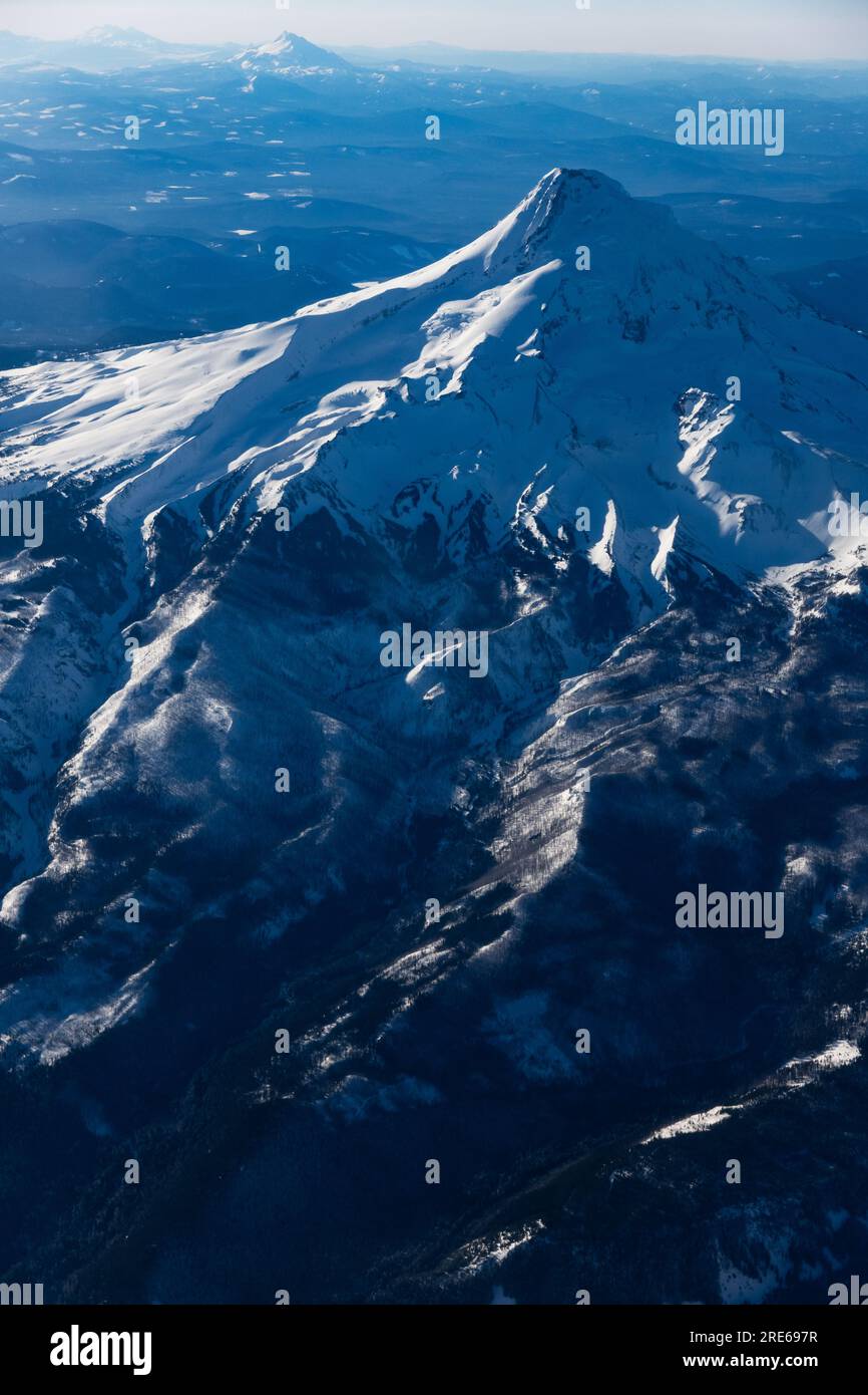 Cascade Mountain Range Aerial