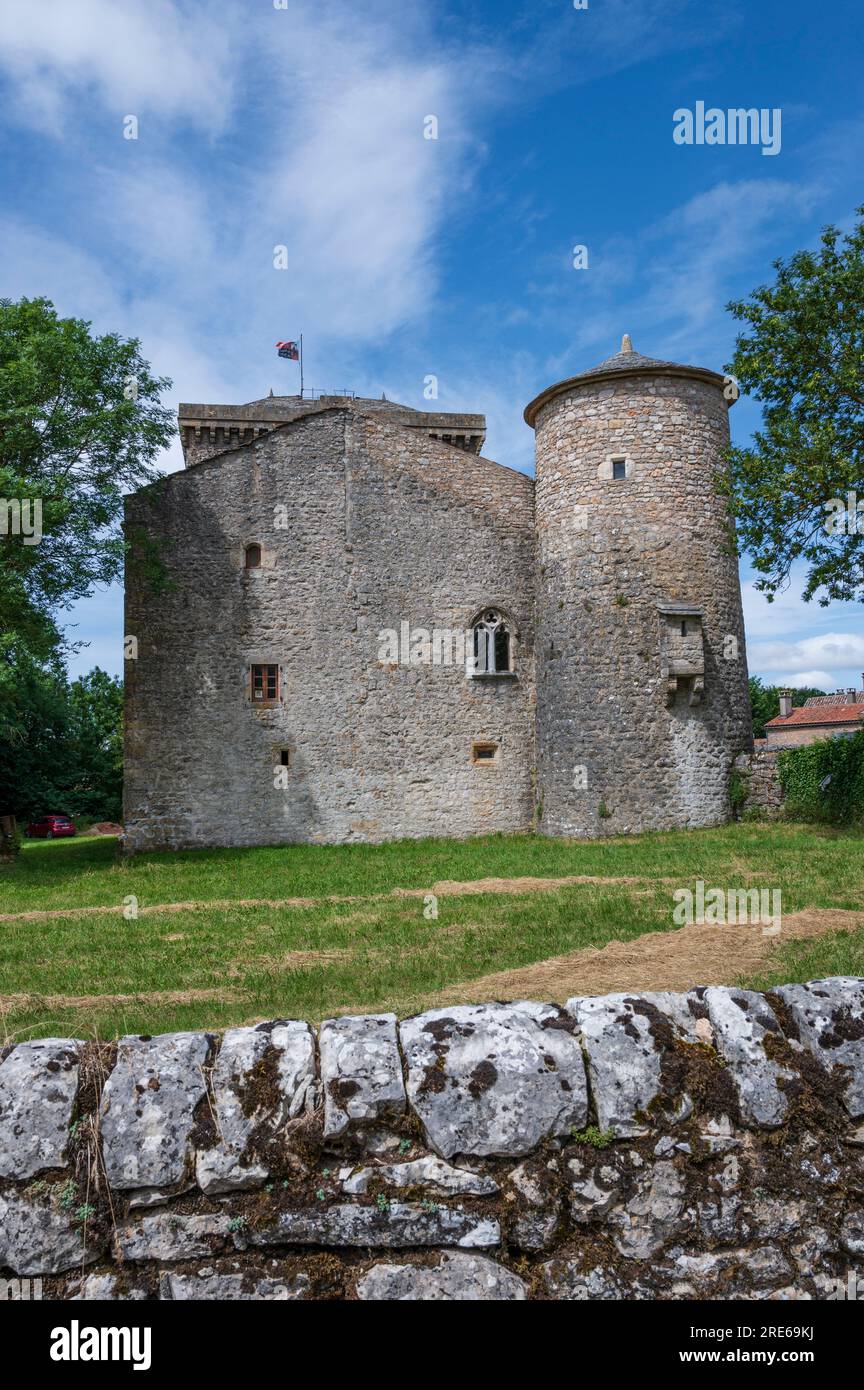 The Templars' tower of Viala-du-Pas-de-Jaux ist is the largest tower ...
