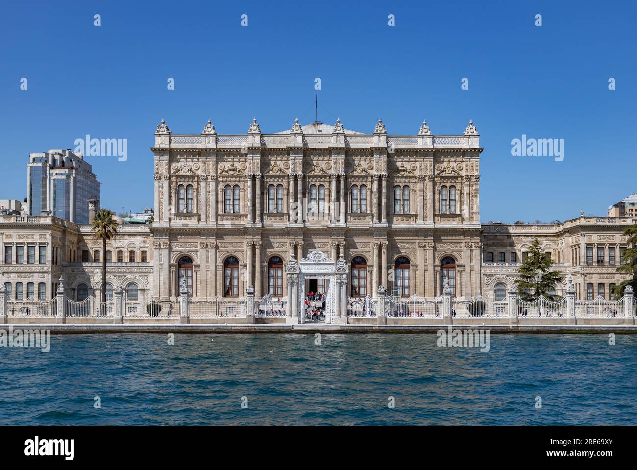 A picture of the Dolmabahce Palace Stock Photo - Alamy