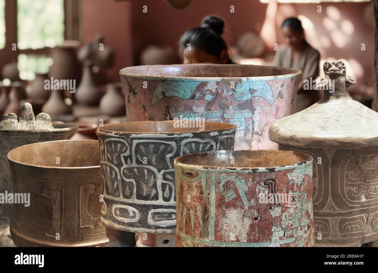 Pre-Columbian Art - Ceramic vases from the archaeological excavations ...