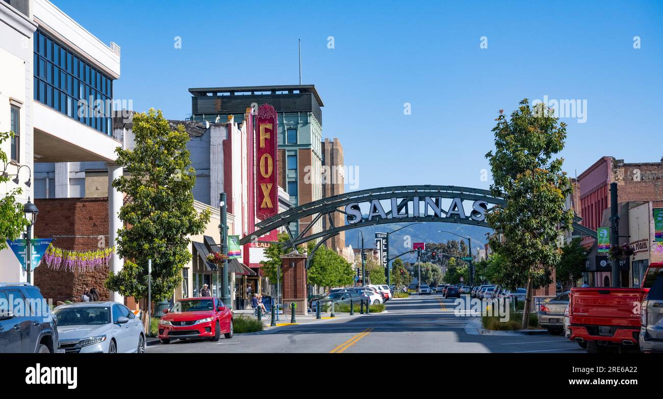 Salinas downtown, Monterey County, California Stock Photo - Alamy