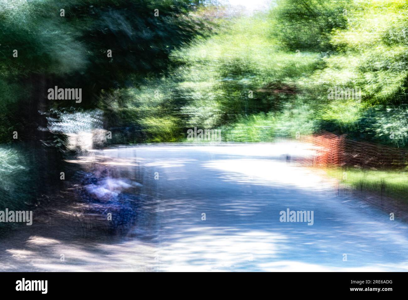 Abstract photography. Deliberately shaken, out of focus, blurred ...