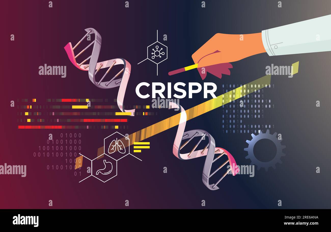 Genetics Research - Gene Editing and Modifying DNA Helix - CRISPR ...