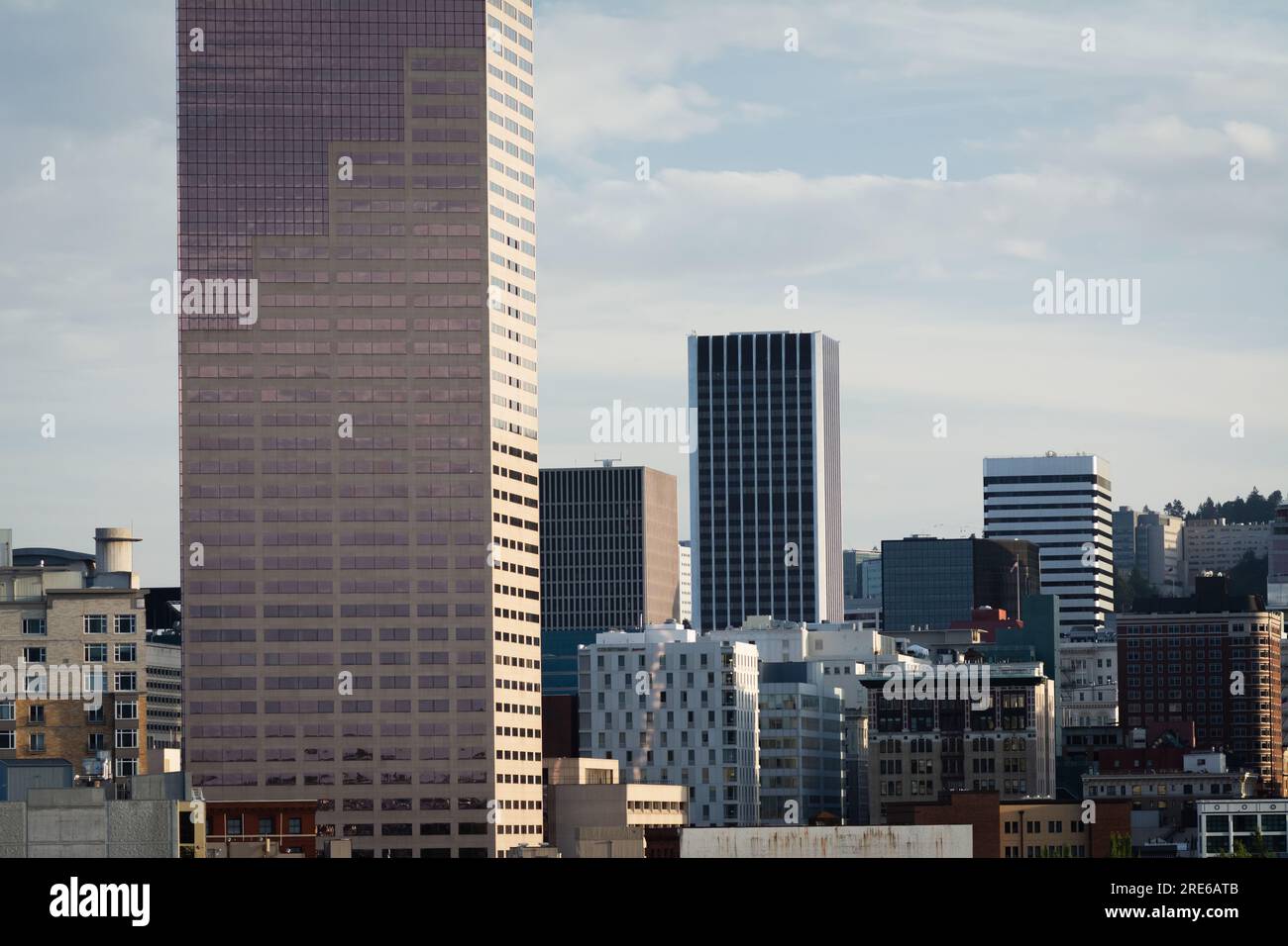 US Bancorp Tower (left) and downtown Portland skyline. From the ...