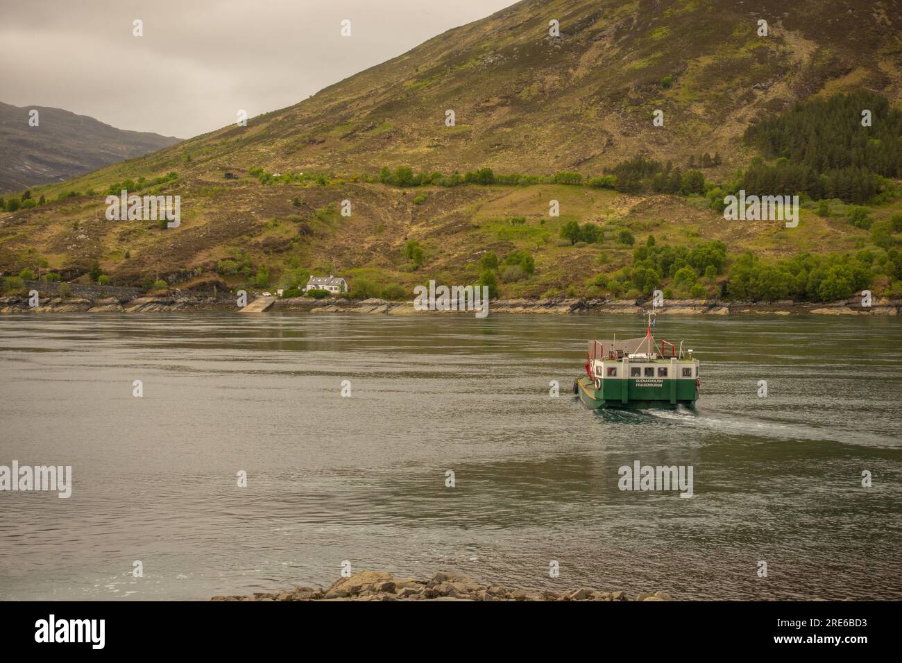 The MV Glenachulish, is the last manually operated turntable ferry in ...