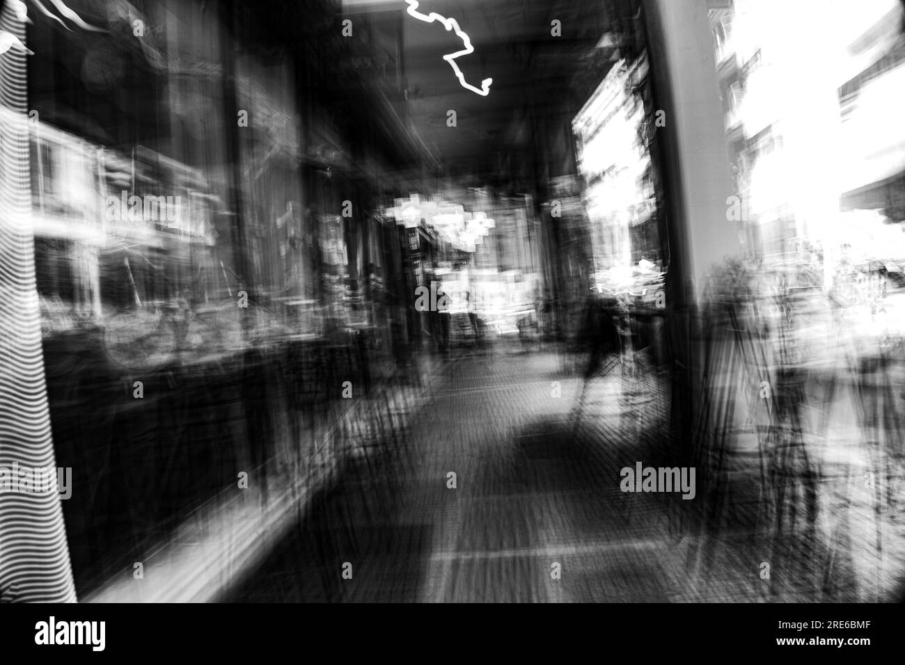 Abstract photography. Deliberately shaken, out of focus, blurred ...