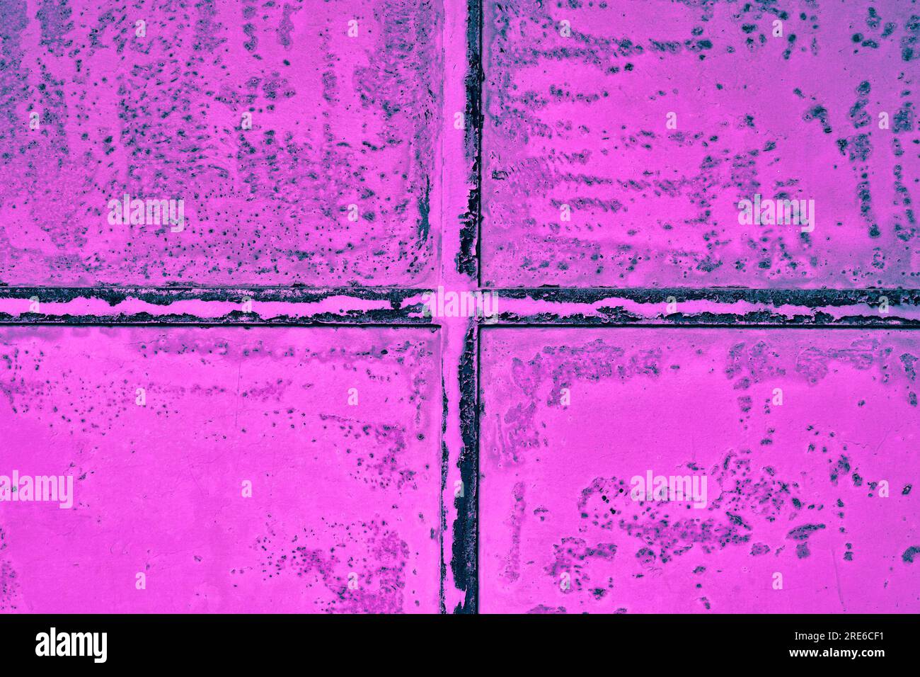 Saturated pink, near purple, flat surface with pattern of a cross Stock ...