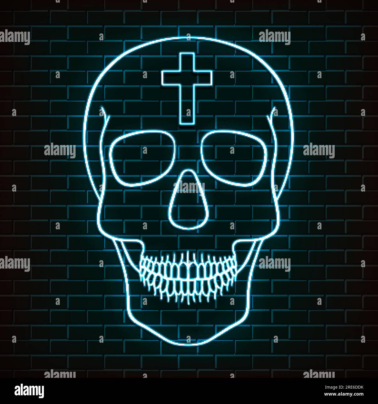 Traditional sugar skull. Element of design for the day of the dead ...