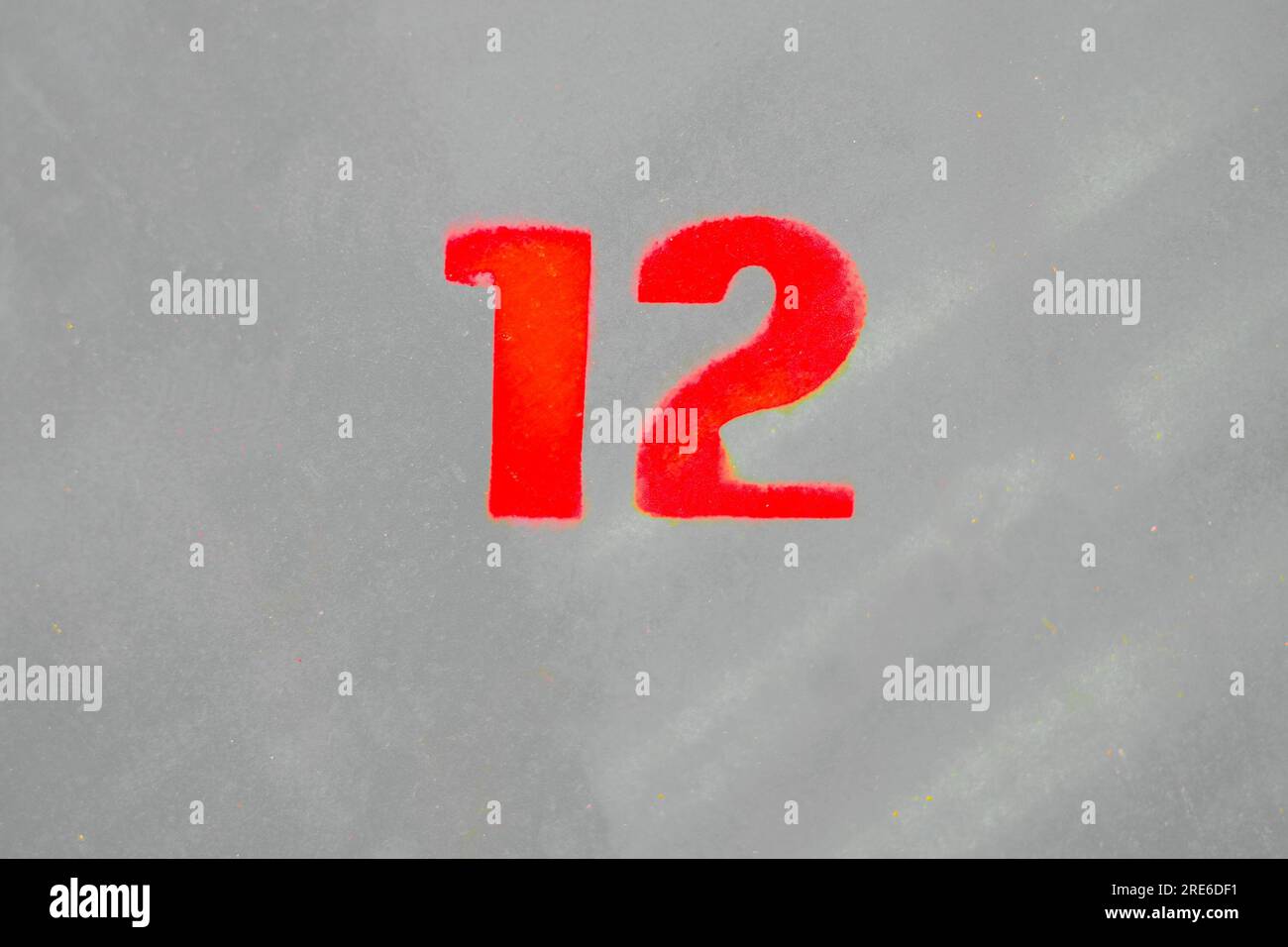 Numeral 12 twelve isolated on hi-res stock photography and images - Alamy