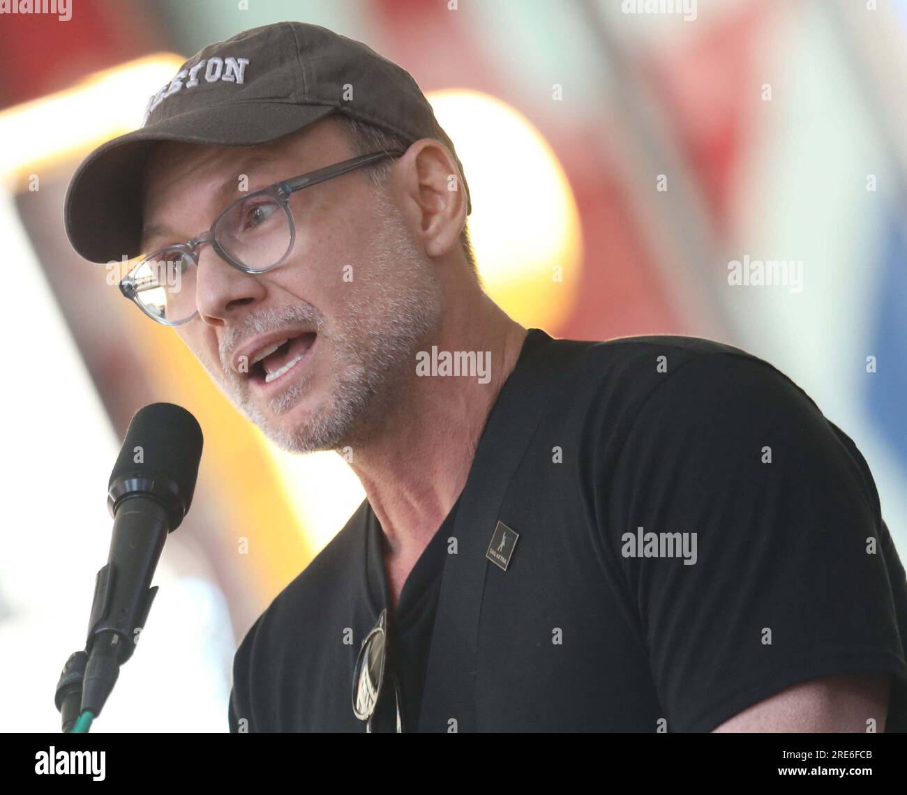 July 25, 2023, New York City, New York, USA: Actor CHRISTIAN SLATER ...