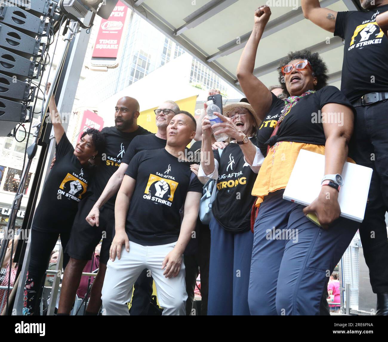 July 25, 2023, New York City, New York, USA: Actors STEVE BUSCEMI, BD ...