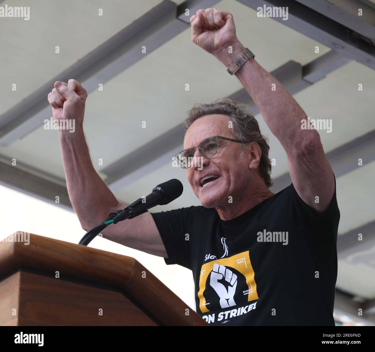 July 25, 2023, New York City, New York, USA: Actor BRYAN CRANSTON seen ...