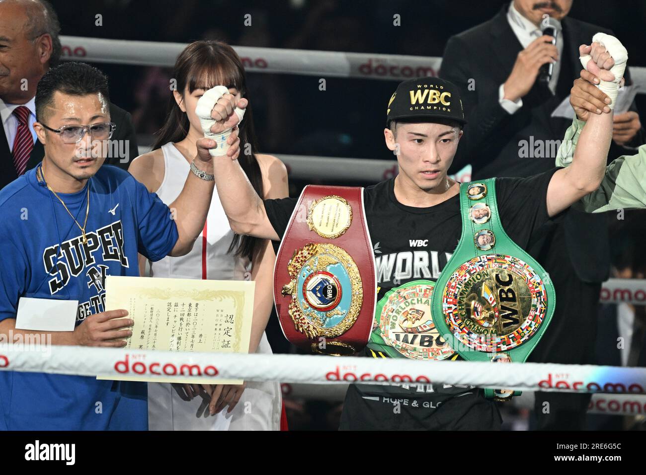 Ariake Arena Tokyo, Japan. 25th July, 2023. (L-R) Shingo Inoue, Naoya Inoue (JPN), JULY 25, 2023 ...
