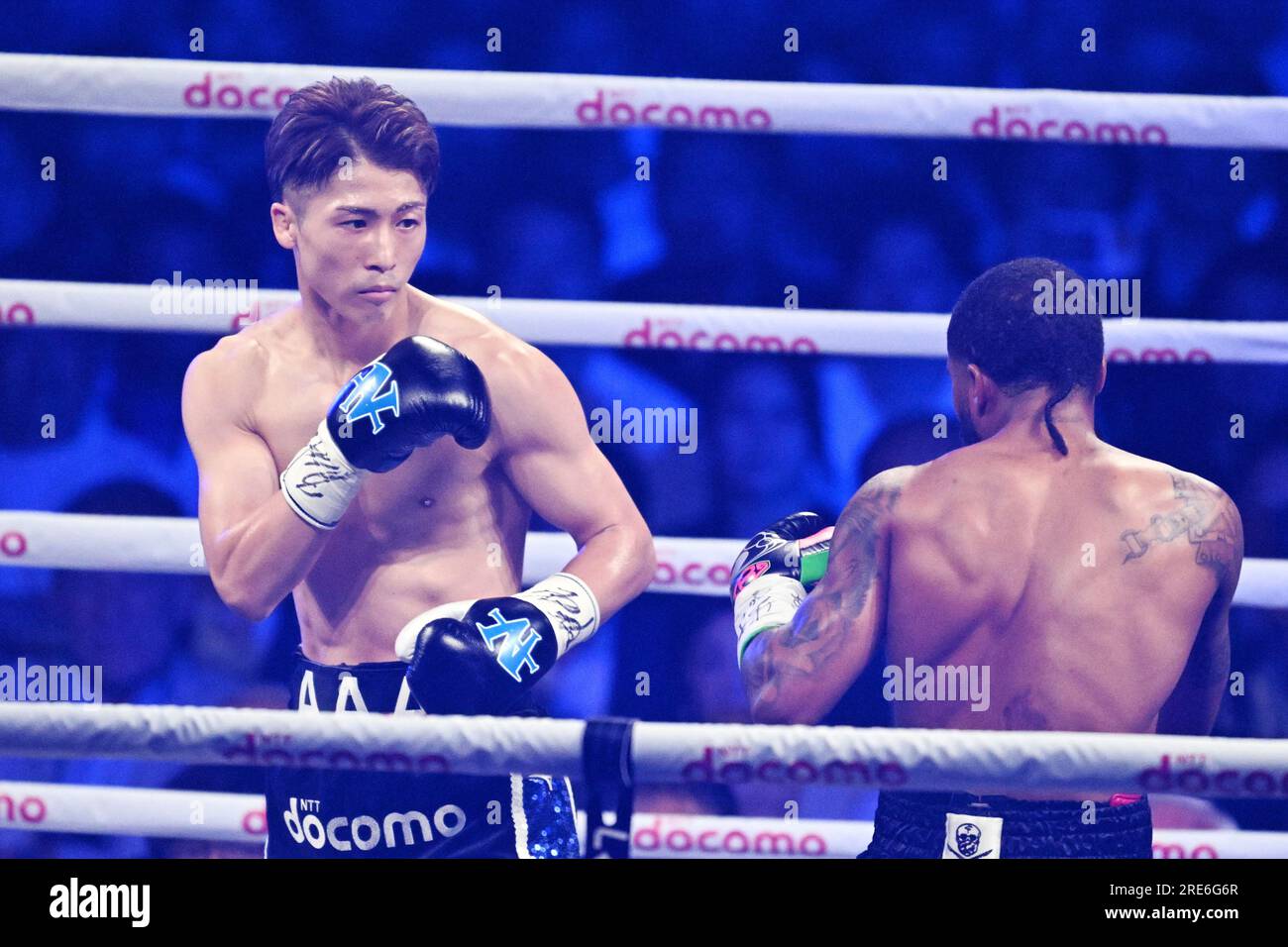 Ariake Arena Tokyo, Japan. 25th July, 2023. L-R) Naoya Inoue (JPN ...