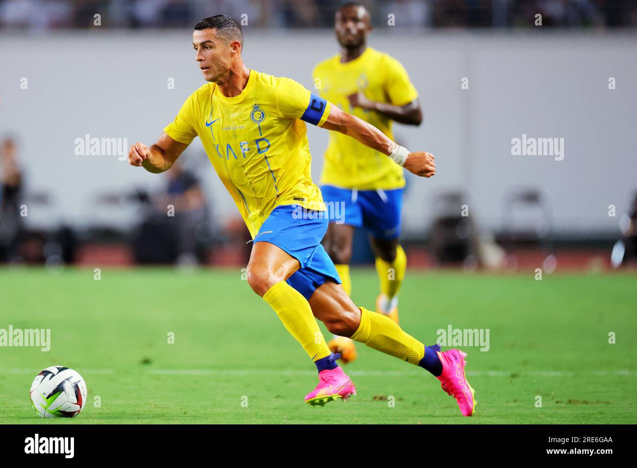 Osaka, Japan. 25th July, 2023. Cristiano Ronaldo (Al-Nassr) Football ...
