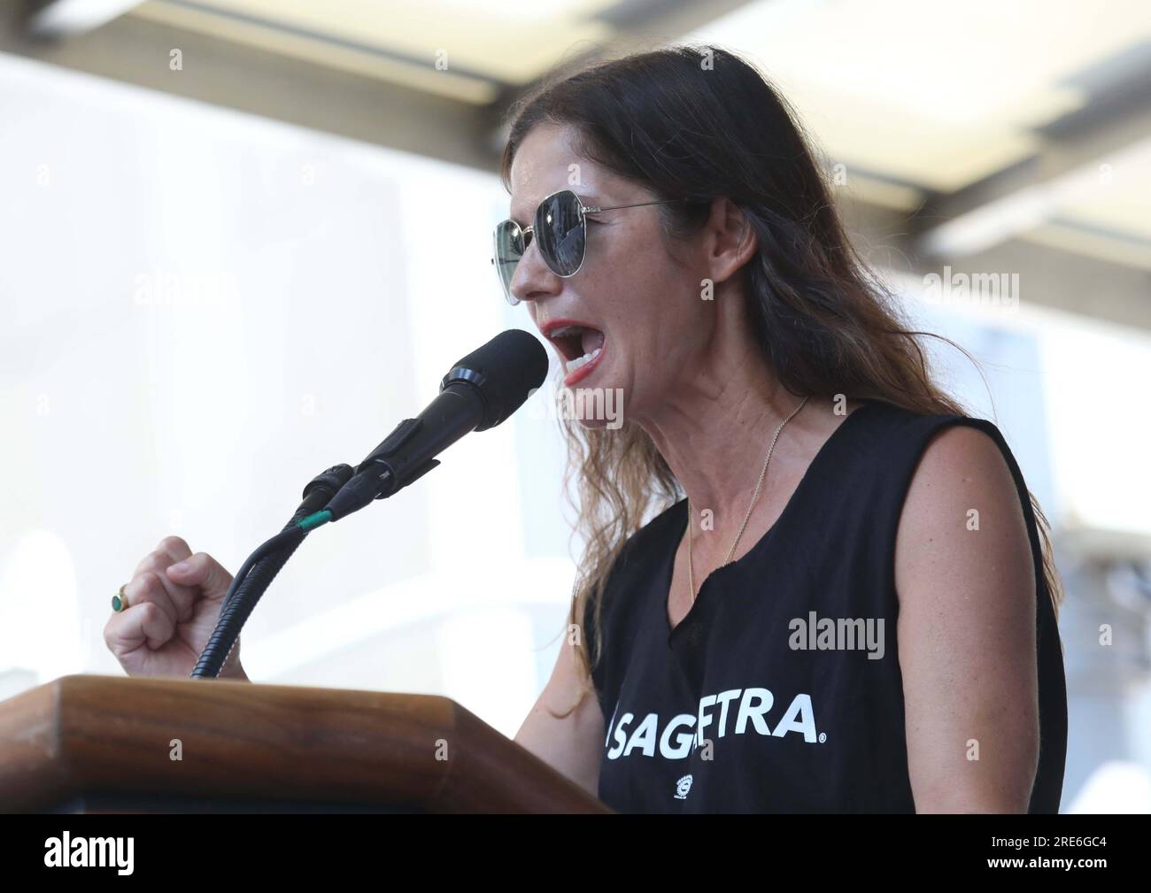 July 25, 2023, New York City, New York, USA: Actor JILL HENNESSY seen ...