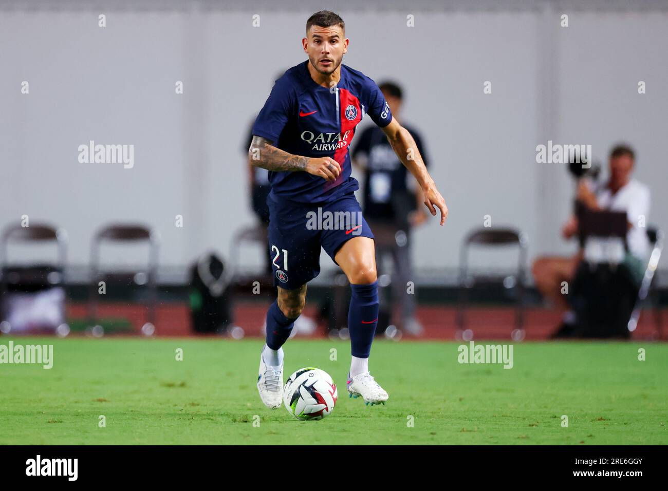 Osaka, Japan. 25th July, 2023. Lucas Hernandez (PSG) Football/Soccer ...