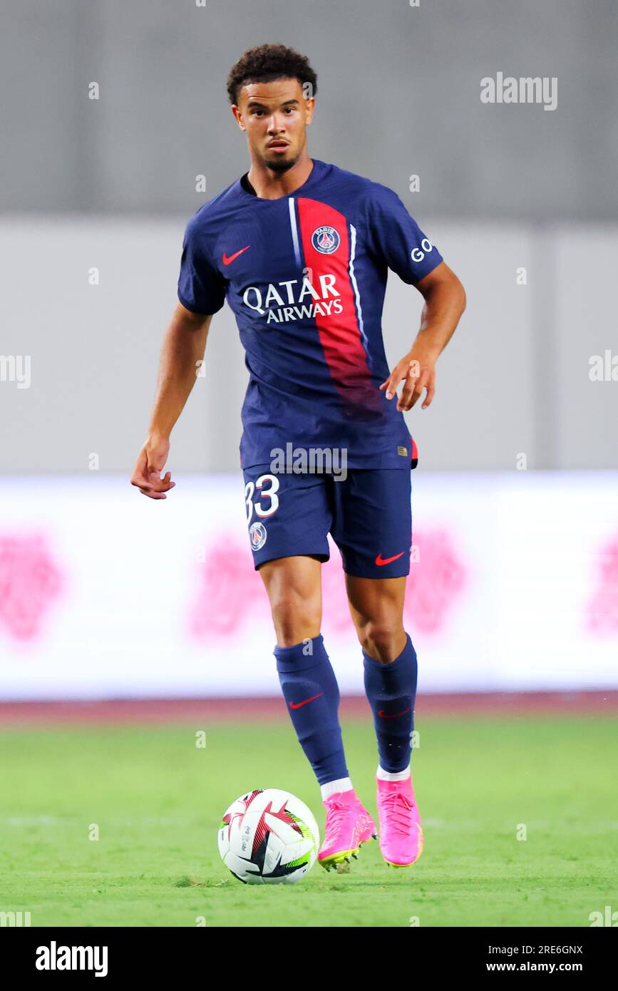 Osaka, Japan. 25th July, 2023. Warren Zaire-Emery (PSG) Football/Soccer ...