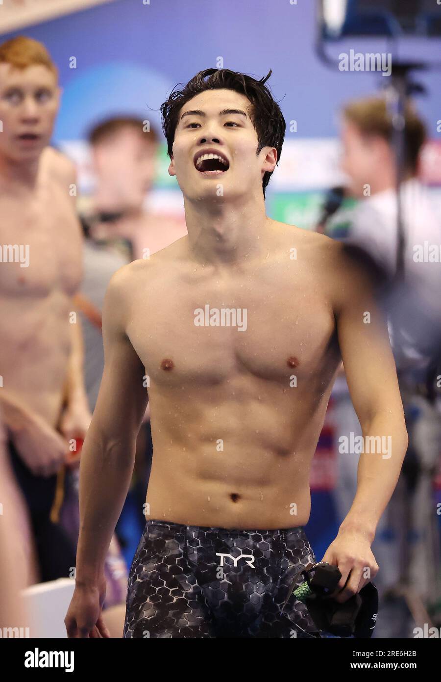 26th July, 2023. Hwang Sun-woo wins bronze in 200m freestyle at ...